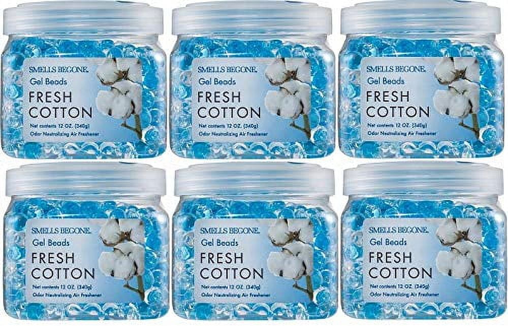 SMELLS BEGONE 12oz (6-Pack) Odor Absorber Gel Beads Air Freshener ...