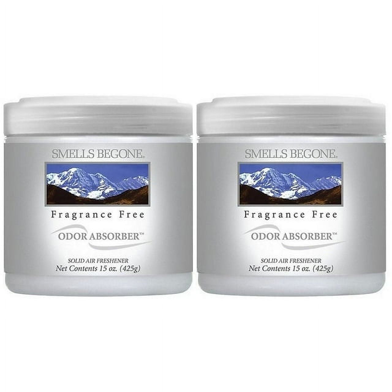 SMELLS BEGONE 15 oz (2-Pack) Odor Absorber Gel - Fragrance Free Air ...
