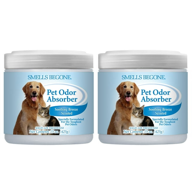 SMELLS BEGONE Air Freshener Pet Odor ATT1Absorber Gel - 15 oz, Pack of ...