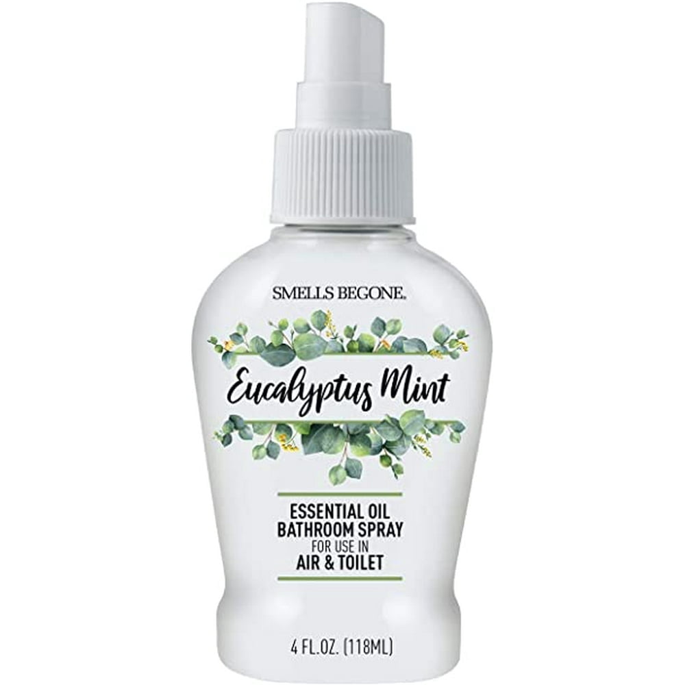 SMELLS BEGONE 4oz Natural Room Deodorizer Essential Oil Spray ...