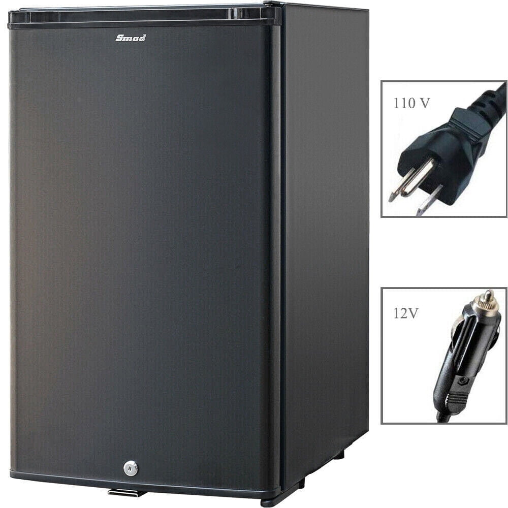 Smeta 1.7 Cu ft Portable Mini Fridge No Noise with Lock Adjustable Foot ...