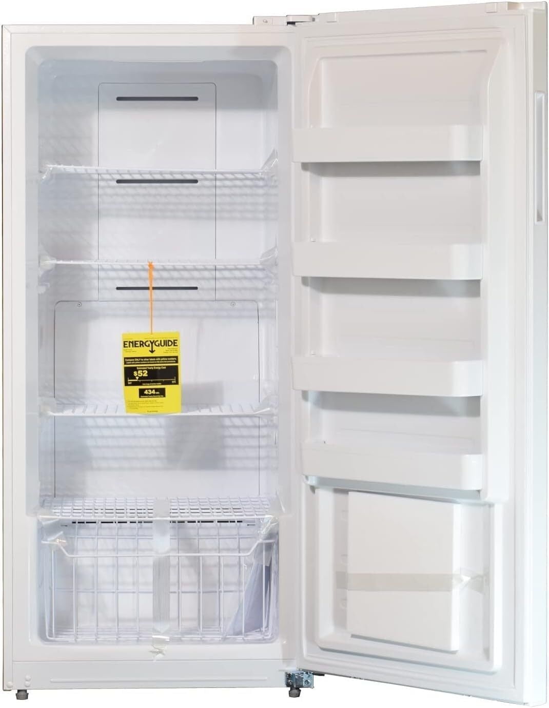 Smad Upright Freezer 13.8 Cu ft Food Storage Appliance Easy Clear Quick ...