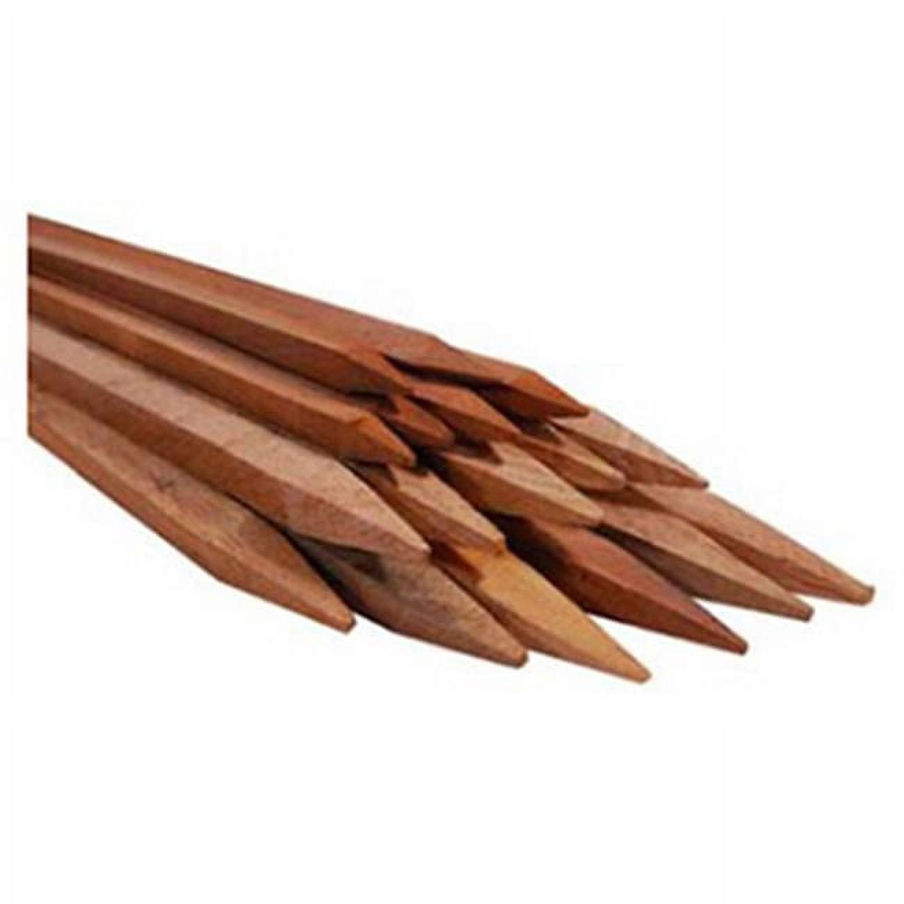Miracle Gro 6 ft. Hardwood Stakes, Wooden, Kiln Dried for Durability, 5 ...