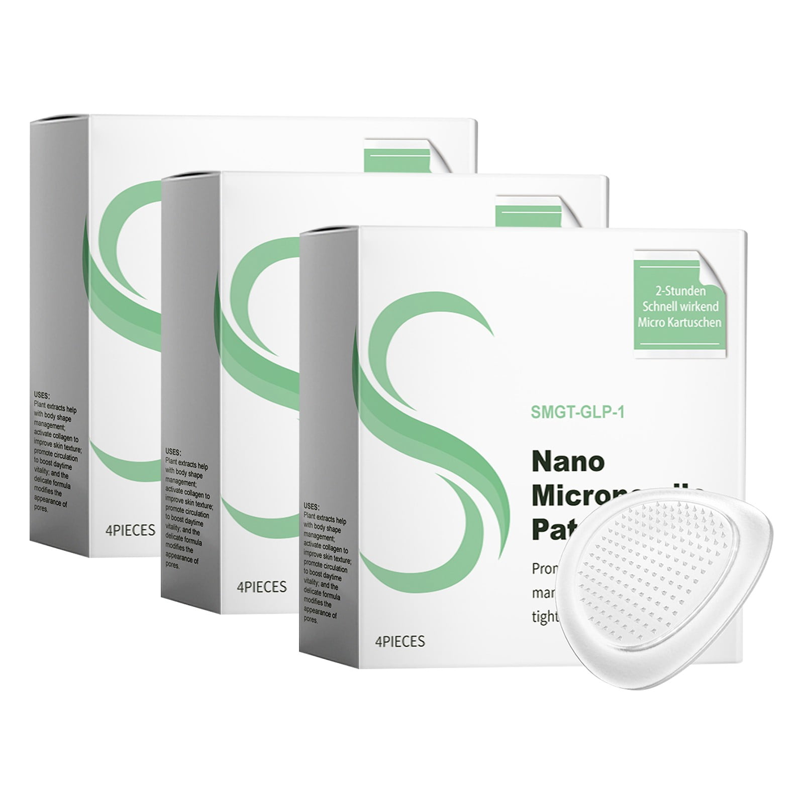 SMGT-GLP-1 Nano Patch,Advanced Nano Microneedle Patches for Skin ...