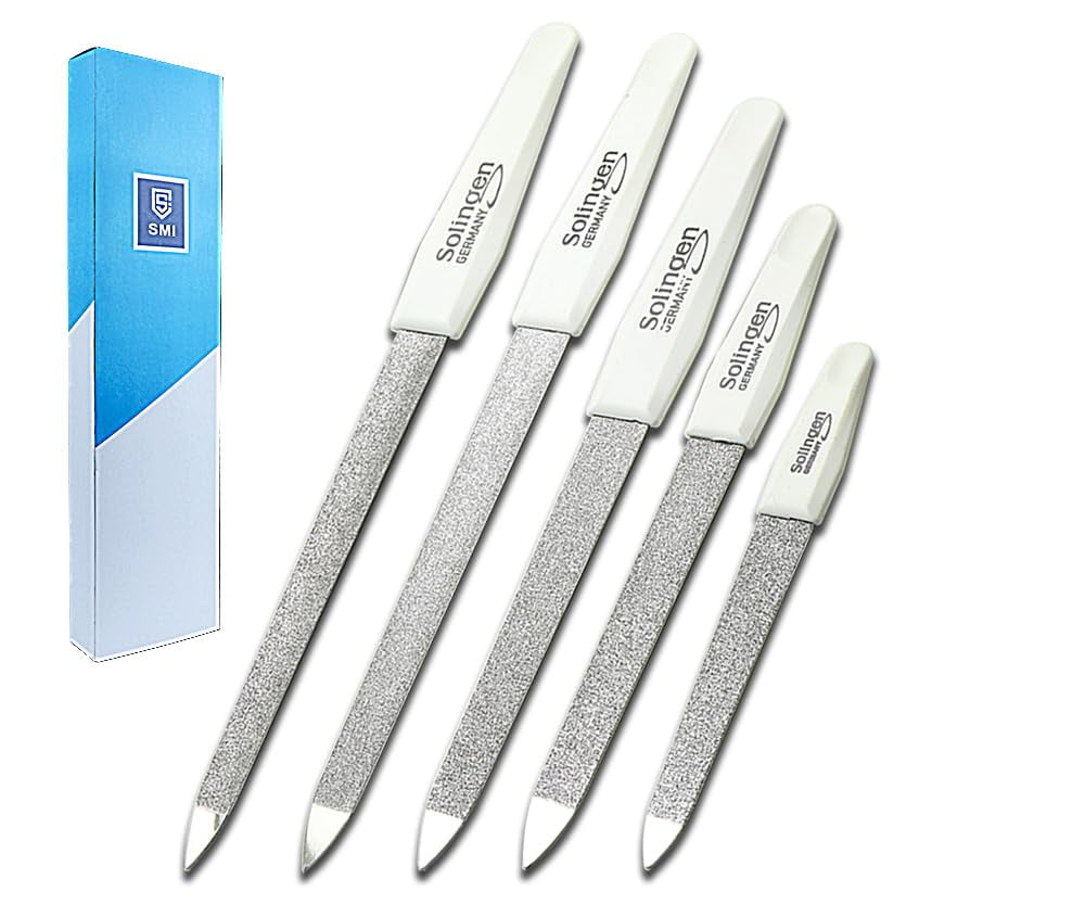 SMI 5 Pcs Solingen OIF8 Germany Sapphire Metal Nail Set + 1 Curved ...