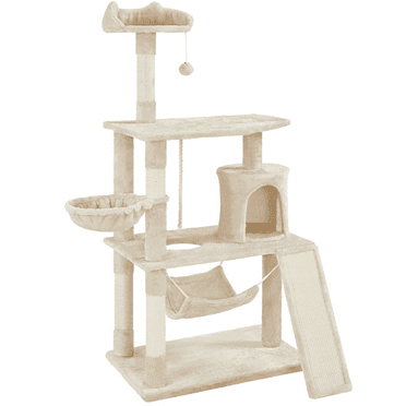 Topeakmart 62.2''H Multi Level Cat Tree Tower with Condos Foam-Padded ...