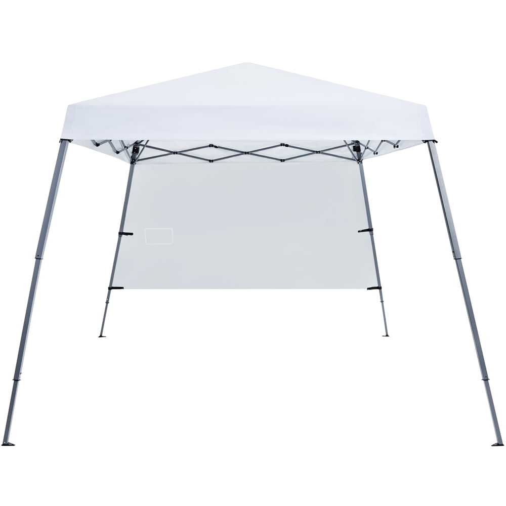 SmileMart Lightweight Pop-Up Canopy - Sun Shade Wall - White - Walmart.com