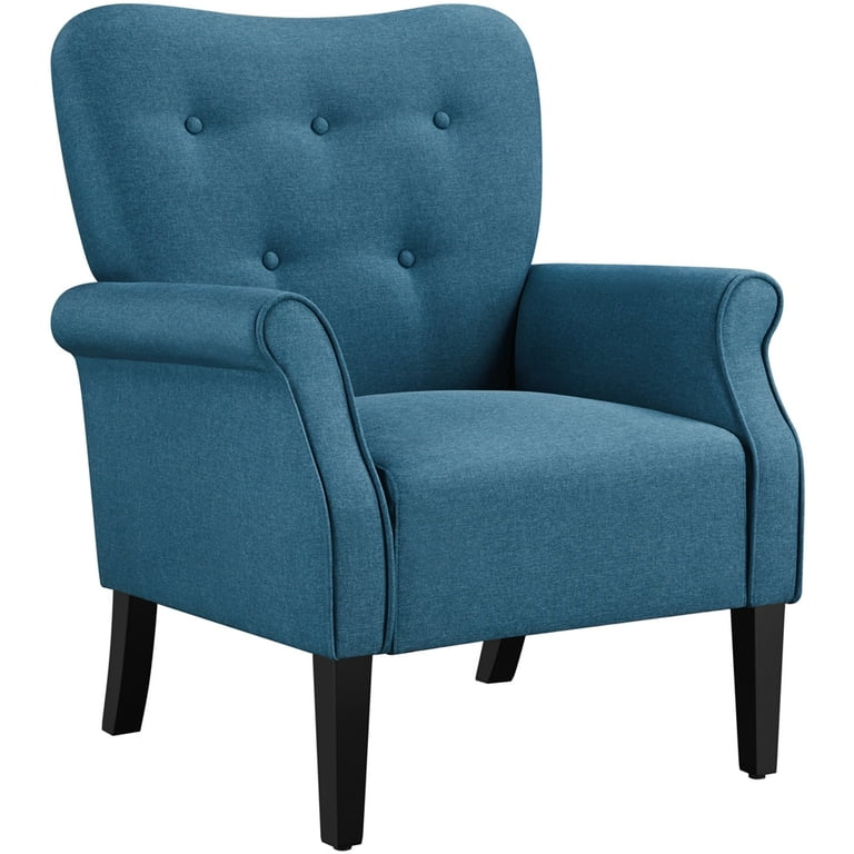 Blue accent armchair store