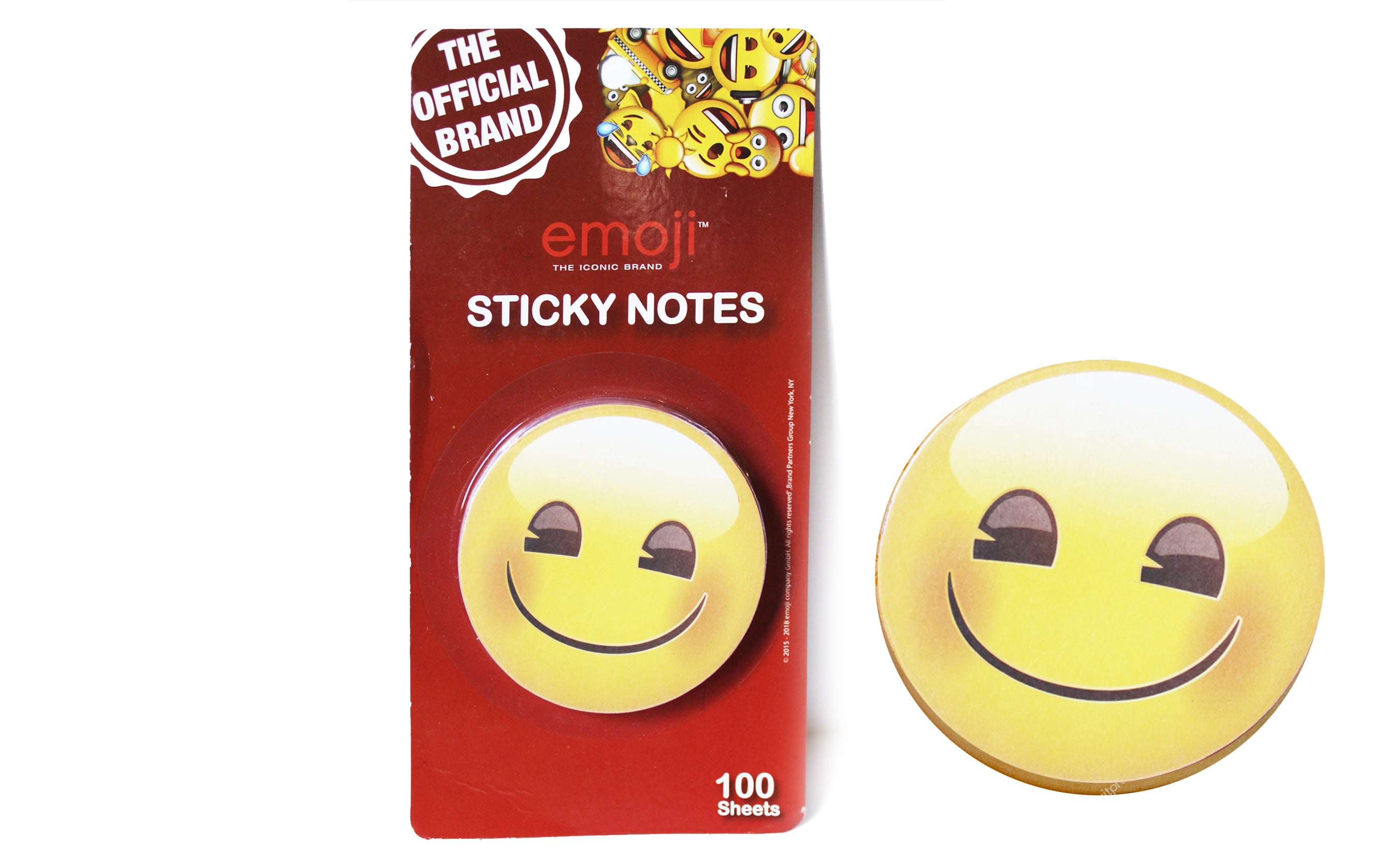 SMILEY Emoji Sticky Notes - 100 sheets - Walmart.com