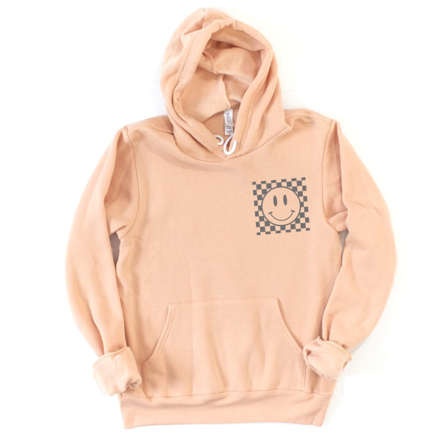SMILEY FACE Graphic Unisex Sponge Fleece Hoodie - Walmart.com