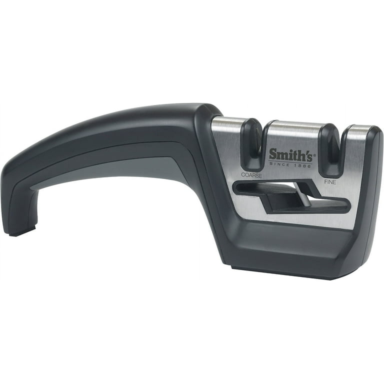 SMITH S SELECT 50101 PULL THRU KNIFE SCISSOR SHARPENER BLACK