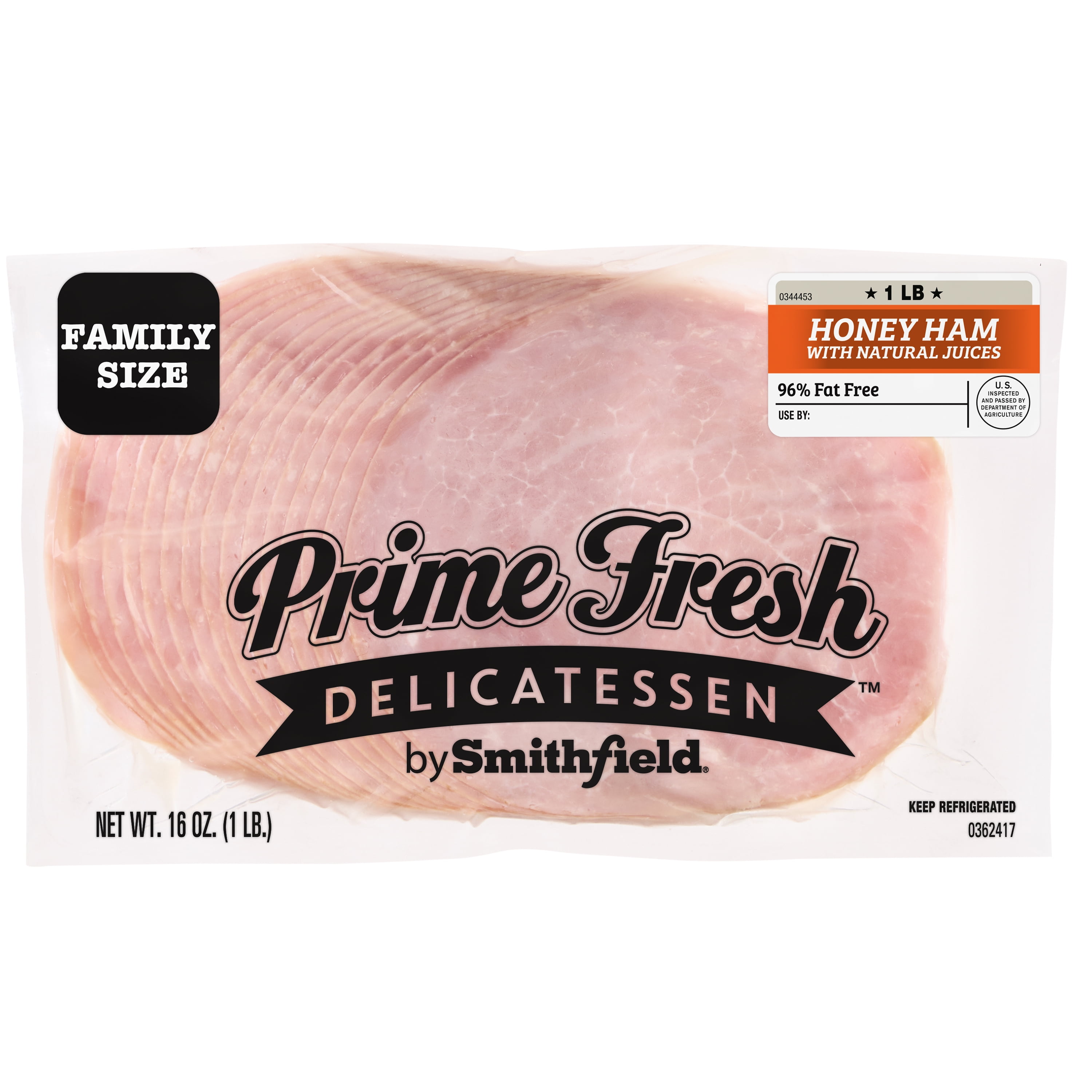 Smithfield Prime Fresh Honey Ham, 16oz - Walmart.com
