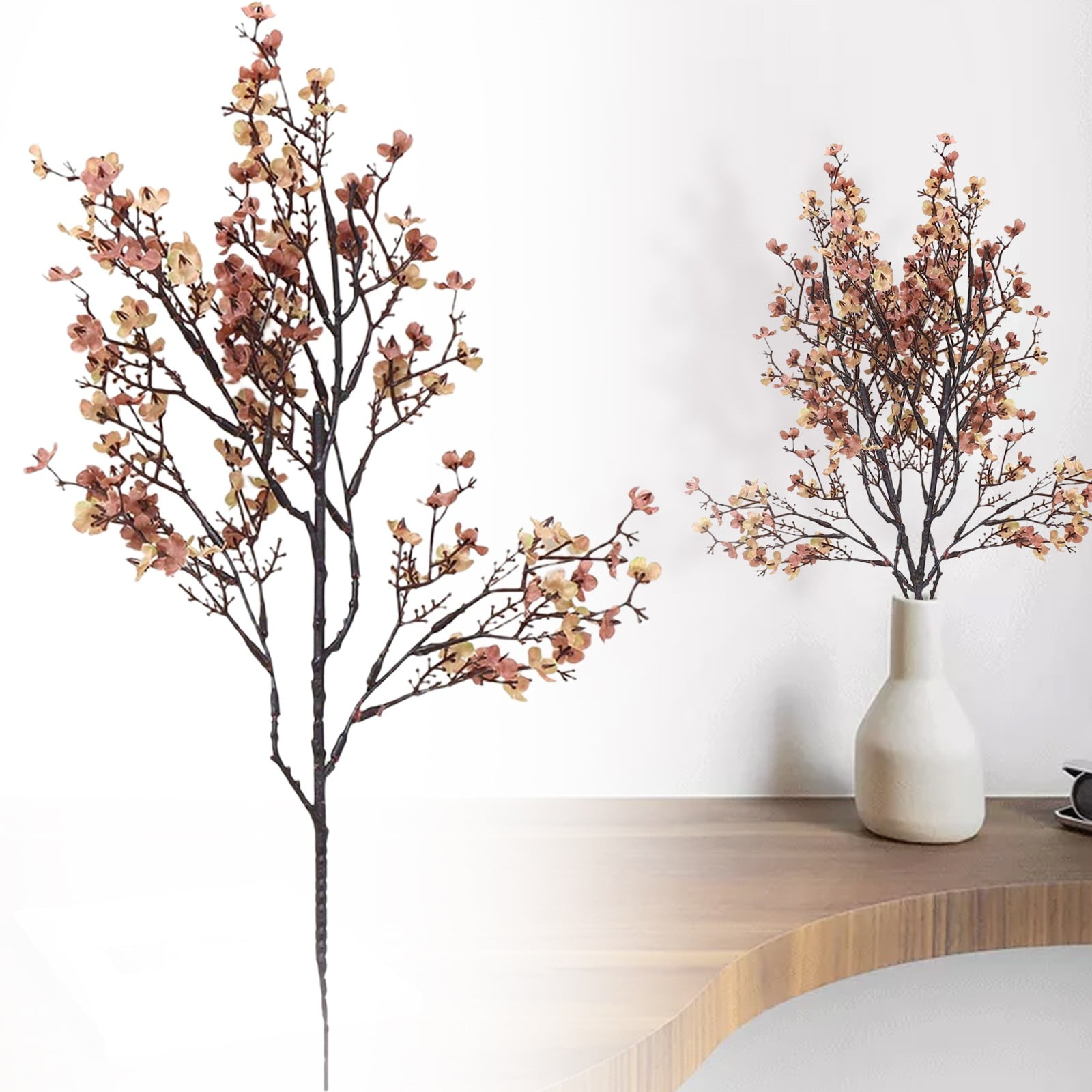 SMKE 6Pc Practical Artificial Star Flower Branches,Lifelike Dried ...
