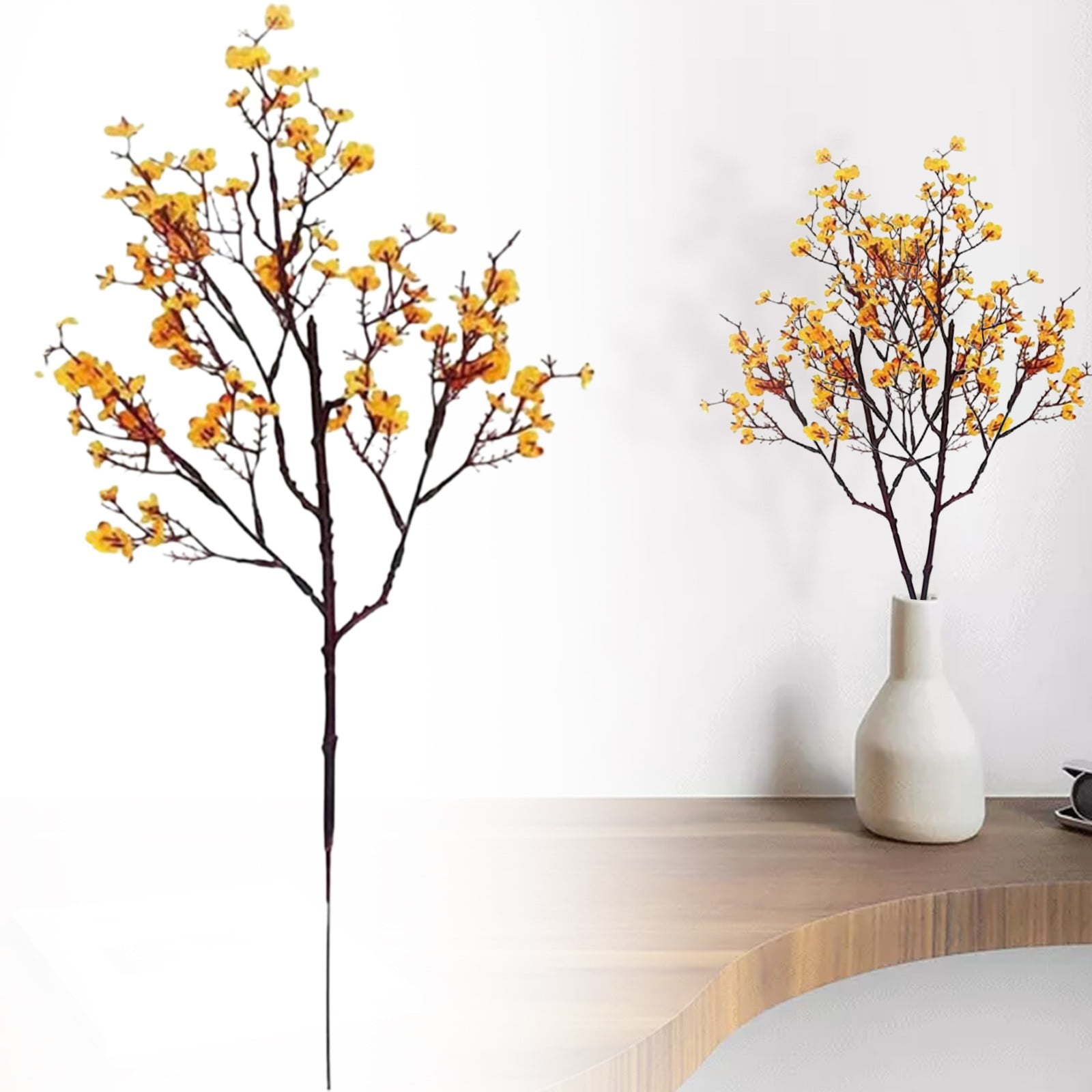 SMKE 6Pc Practical Artificial Star Flower Branches,Lifelike Dried ...