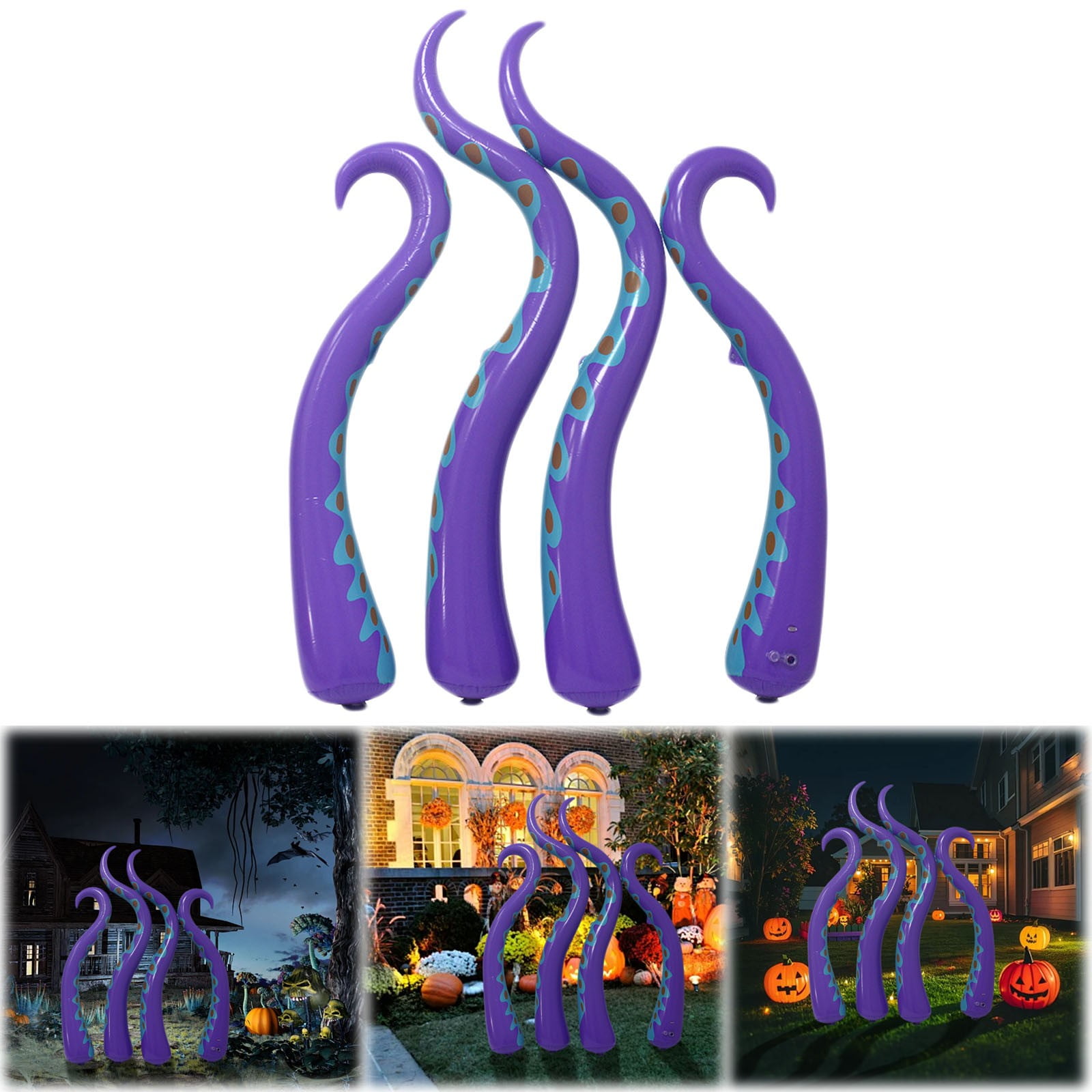 SMKE Giant Halloween Inflatable Octopus Tentacle Halloween Inflatable ...