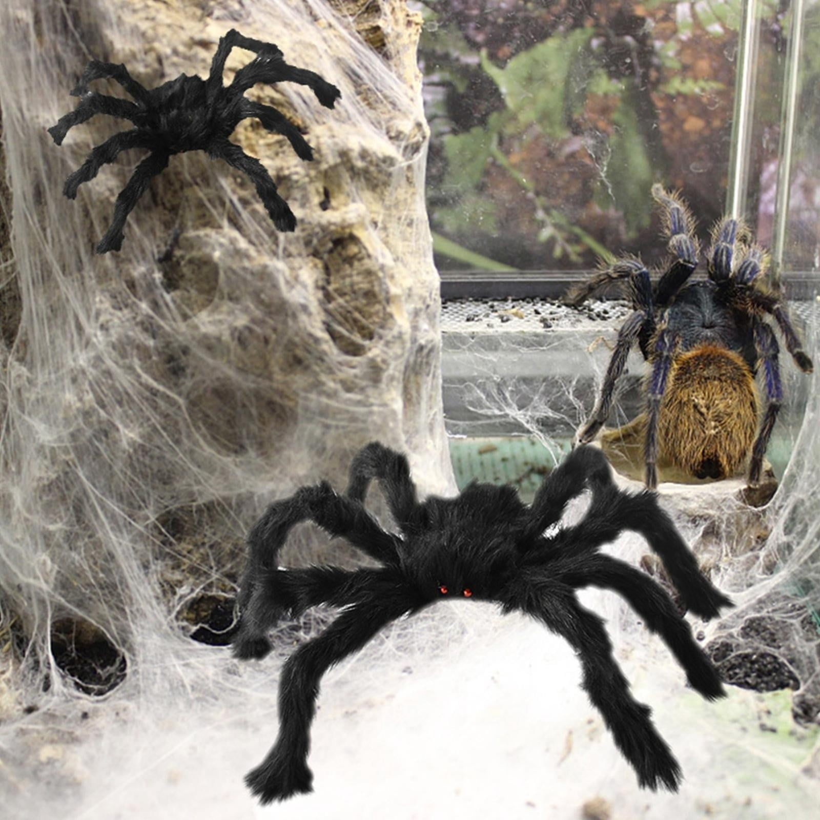 SMKE Halloween Plush Spiders,Creepy Fake Spider for Indoor Outdoor ...