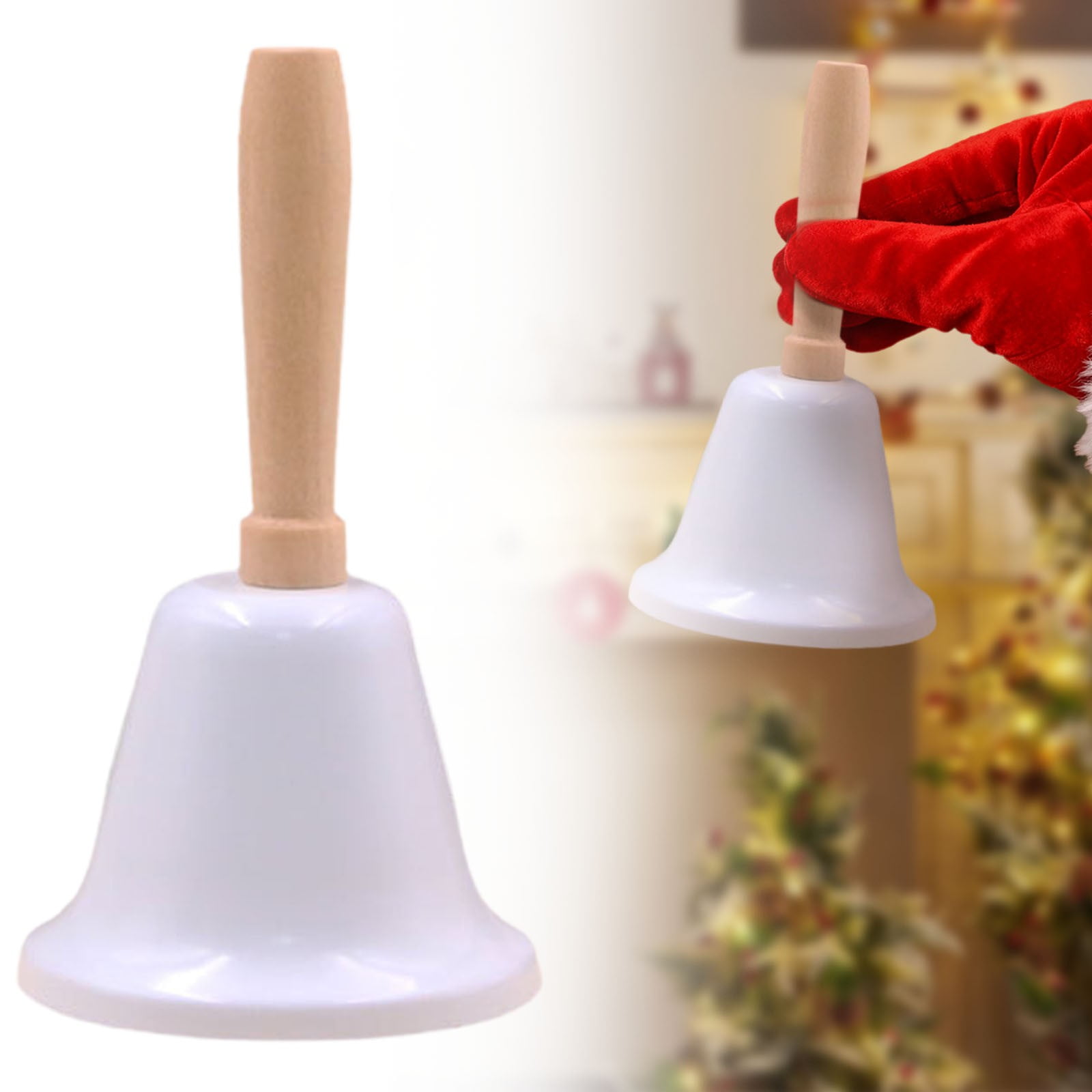 SMKE Loud Metal Hand Bell,Solid Brass Call Bell,Dinner Service Bell ...