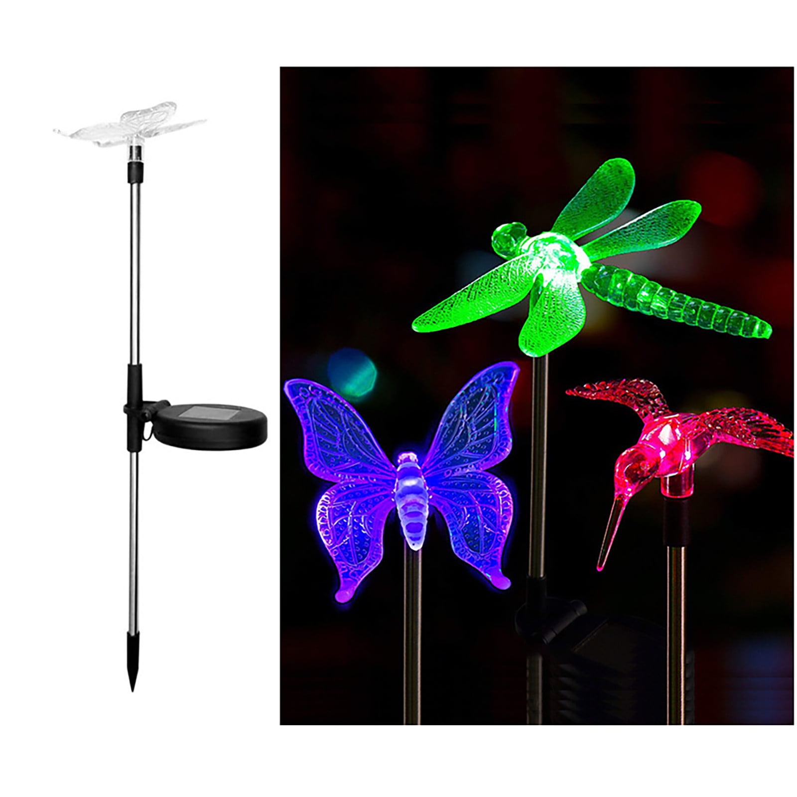 SMKE Solar Lights Outdoor Waterproof: Garden Path Light 1 Pack for Yard ...