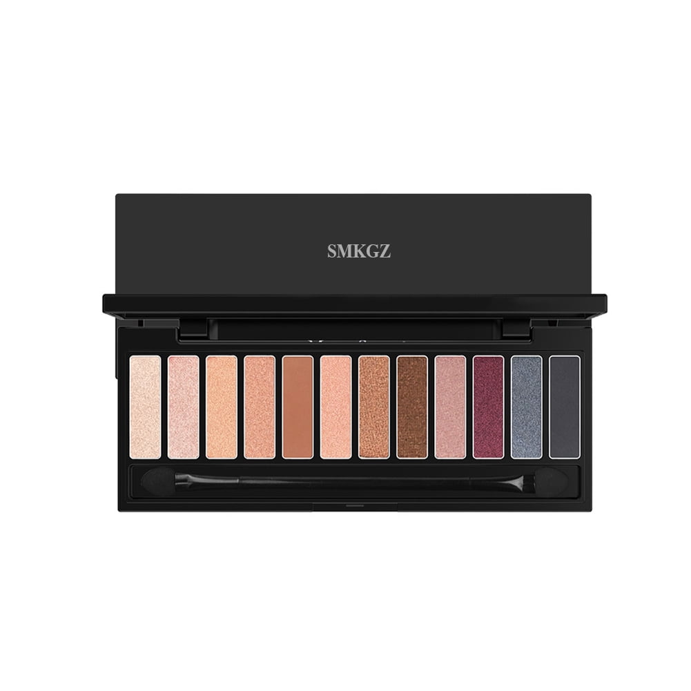 SMKGZ Eyeshadow, Highly Pigmented, Matte, 12 Colors, Soft Smooth Shades ...