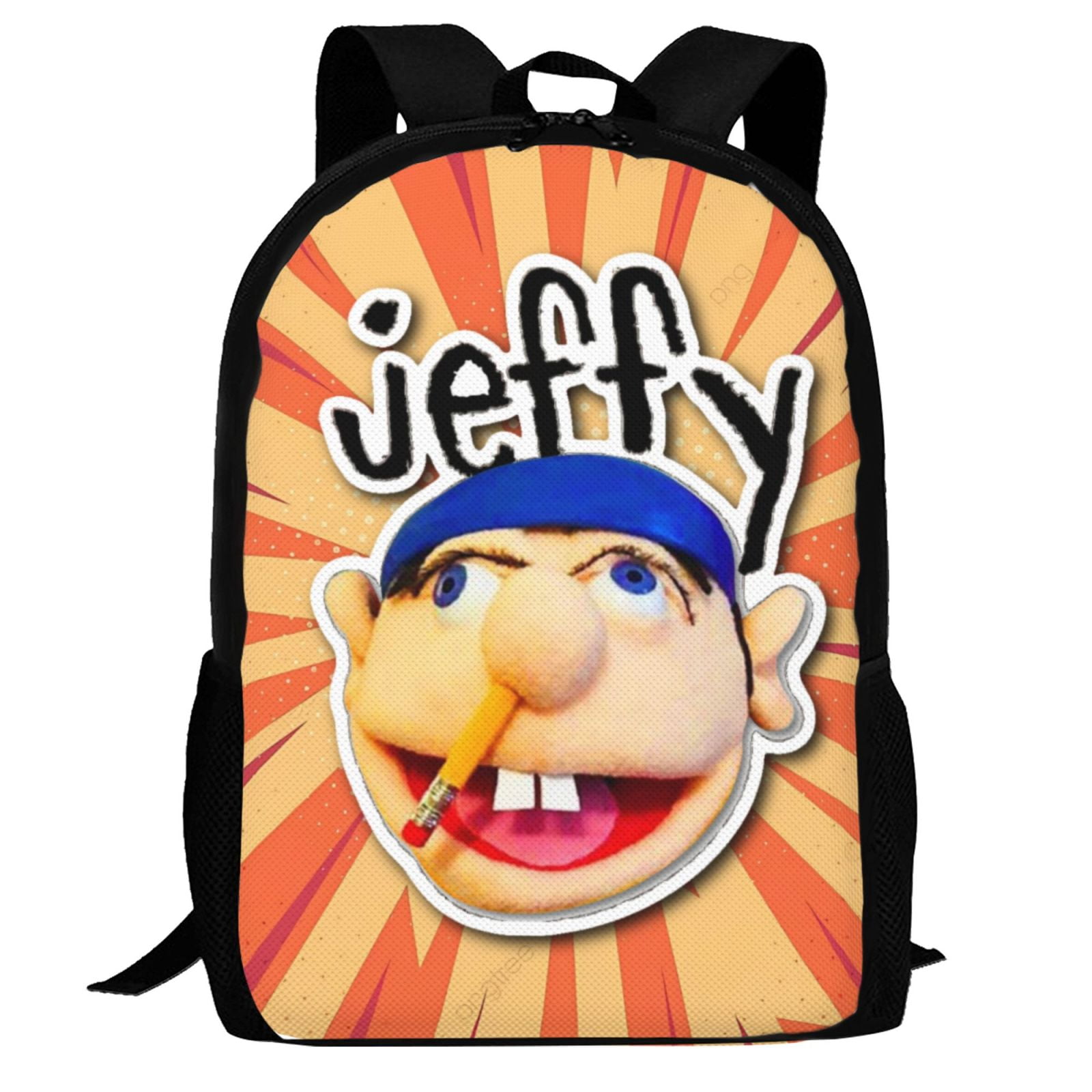 SML Jeffy Backpack,3d Print Laptop Backpack Lightweight Casual Daypack ...
