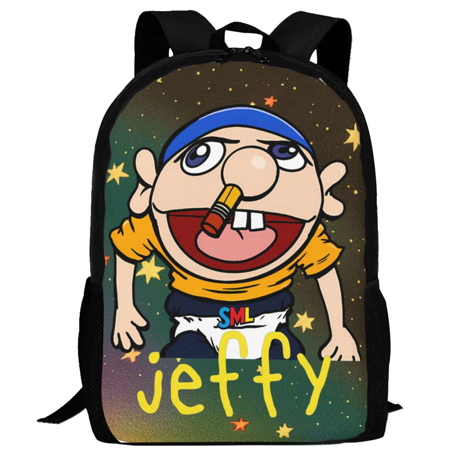 SML Jeffy Backpack,3d Print Laptop Backpack Lightweight Casual Daypack ...