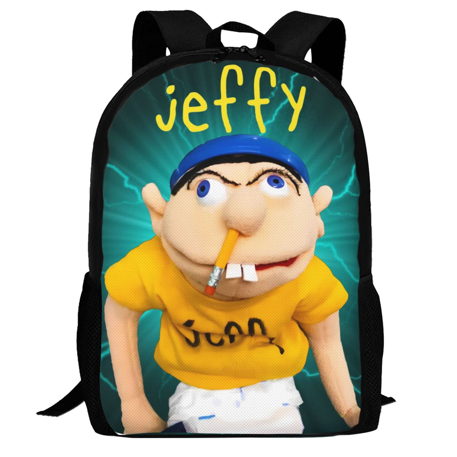 SML Jeffy Backpack,3d Print Laptop Backpack Lightweight Casual Daypack ...