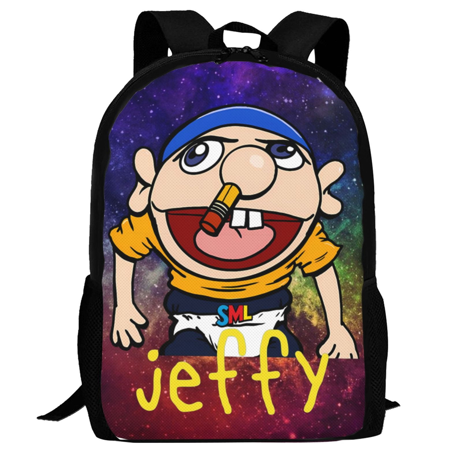 SML Jeffy Backpack,3d Print Laptop Backpack Lightweight Casual Daypack ...