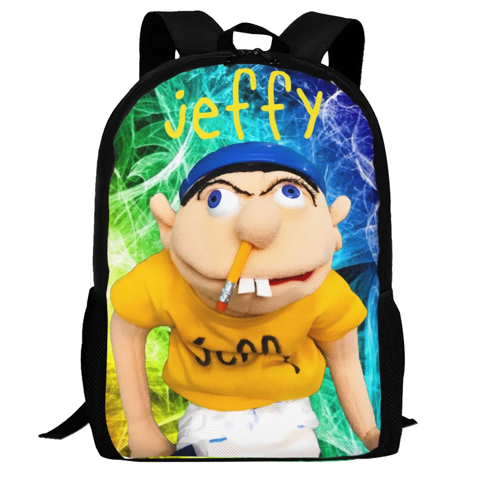 SML Jeffy Backpack,3d Print Laptop Backpack Lightweight Casual Daypack ...