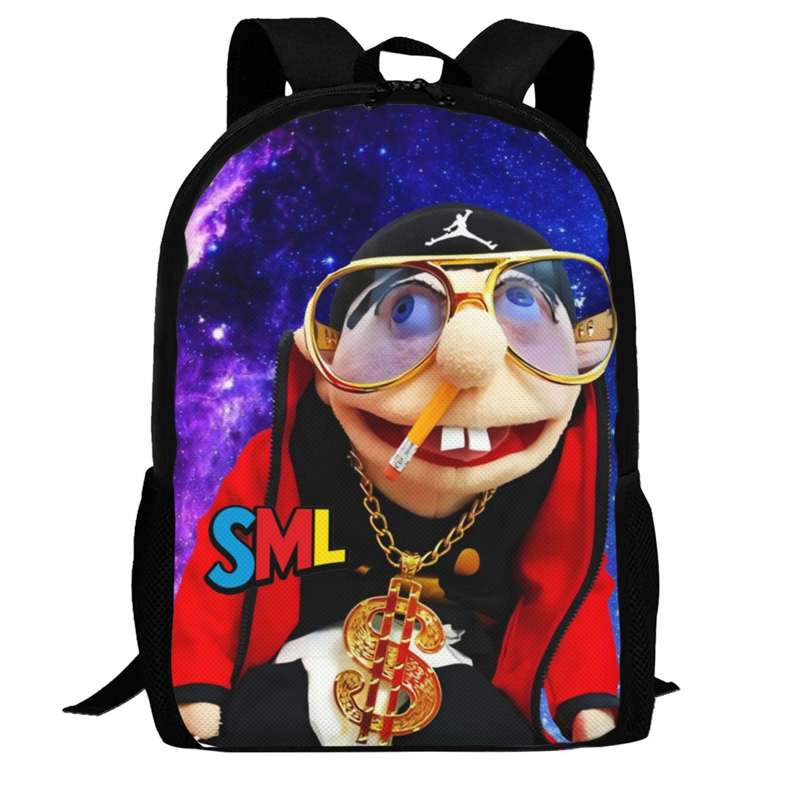 SML Jeffy Backpack,3d Print Laptop Backpack Lightweight Casual Daypack ...