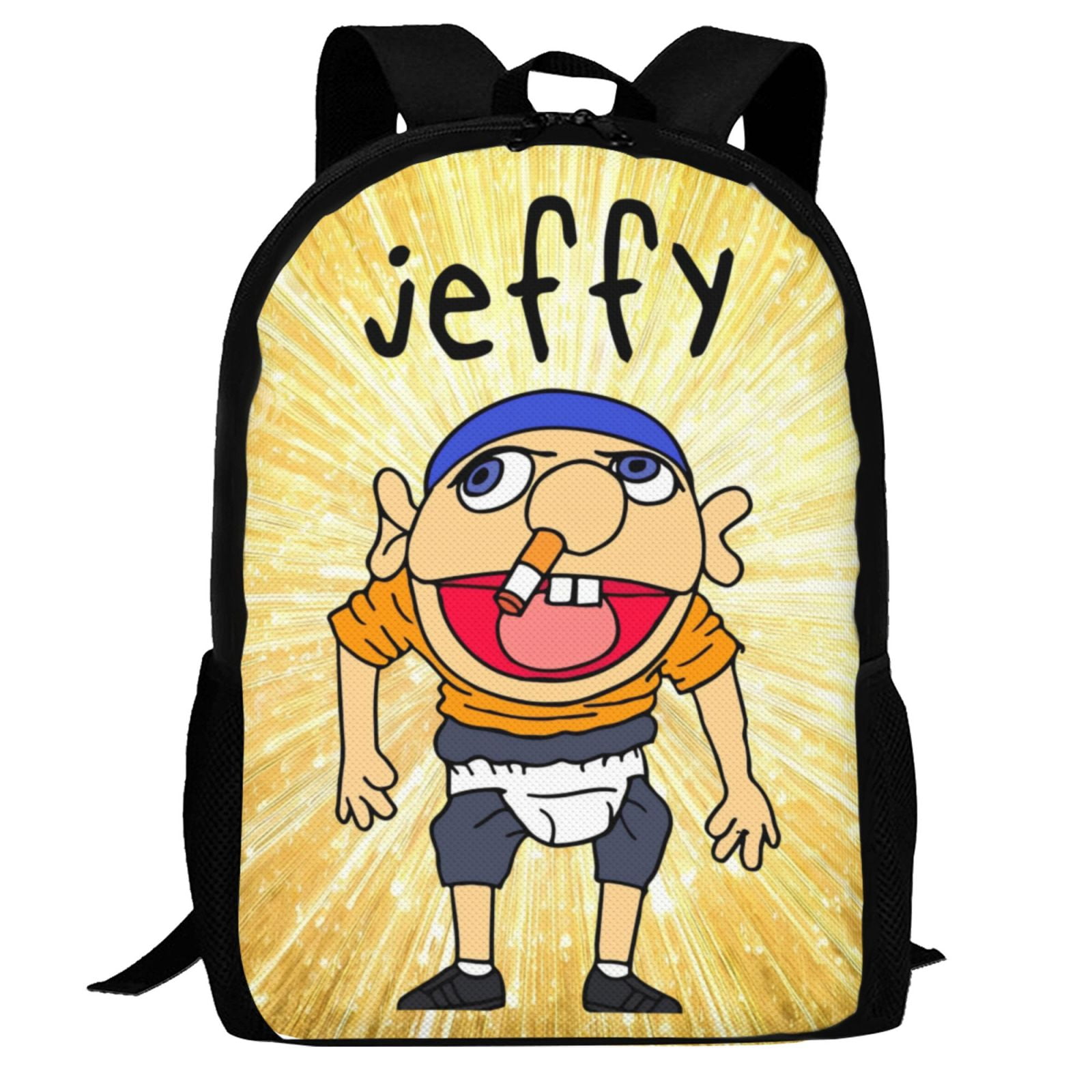 SML Jeffy Backpack,3d Print Laptop Backpack Lightweight Casual Daypack ...