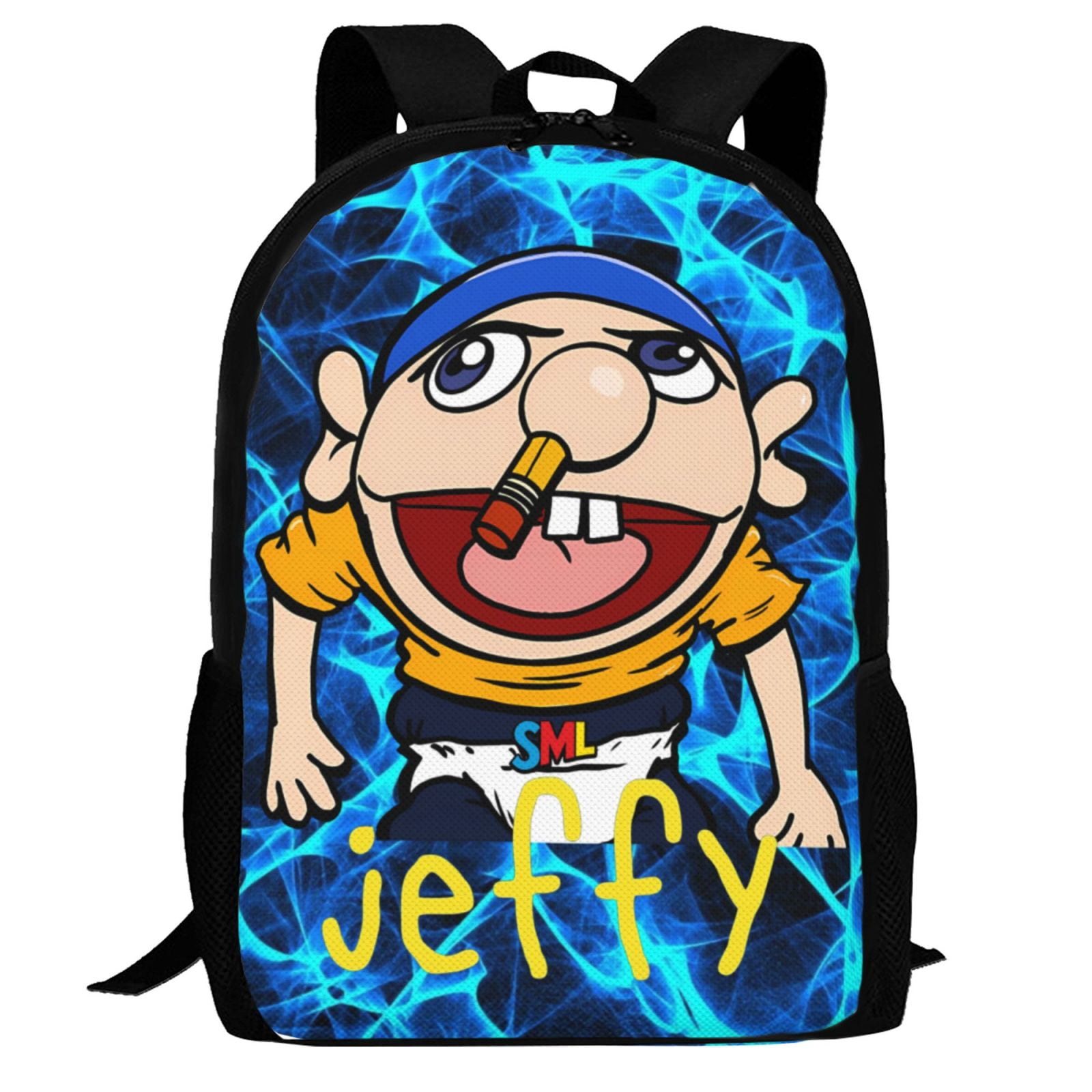 SML Jeffy Backpack,3d Print Laptop Backpack Lightweight Casual Daypack ...