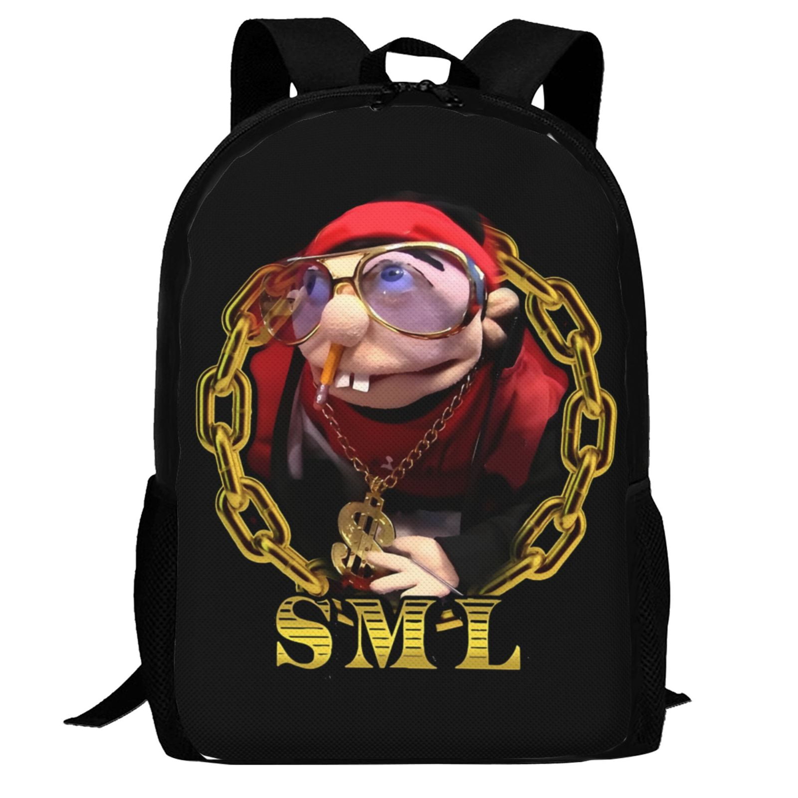 SML Jeffy Backpack,3d Print Laptop Backpack Lightweight Casual Daypack ...