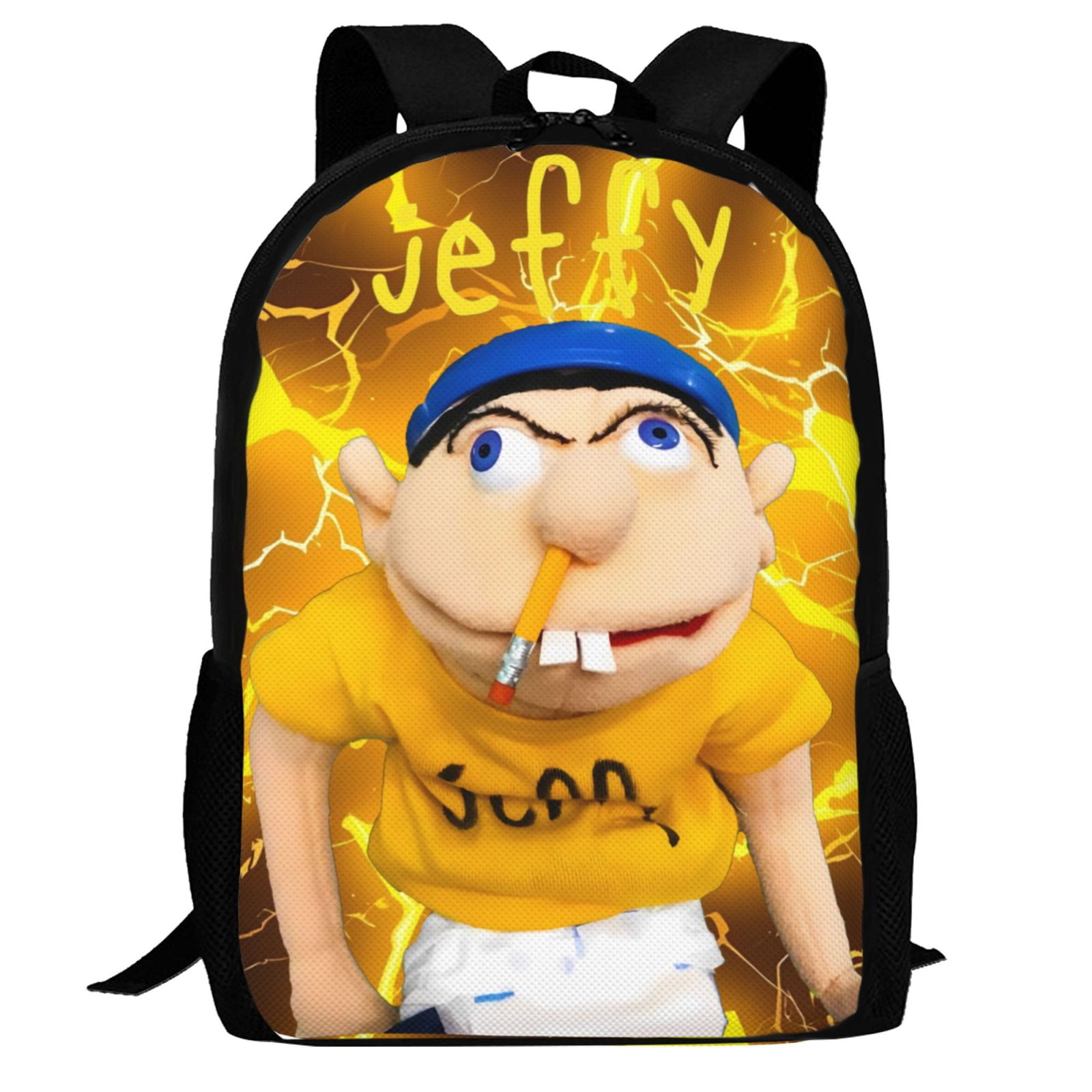 SML Jeffy Backpack,3d Print Laptop Backpack Lightweight Casual Daypack ...