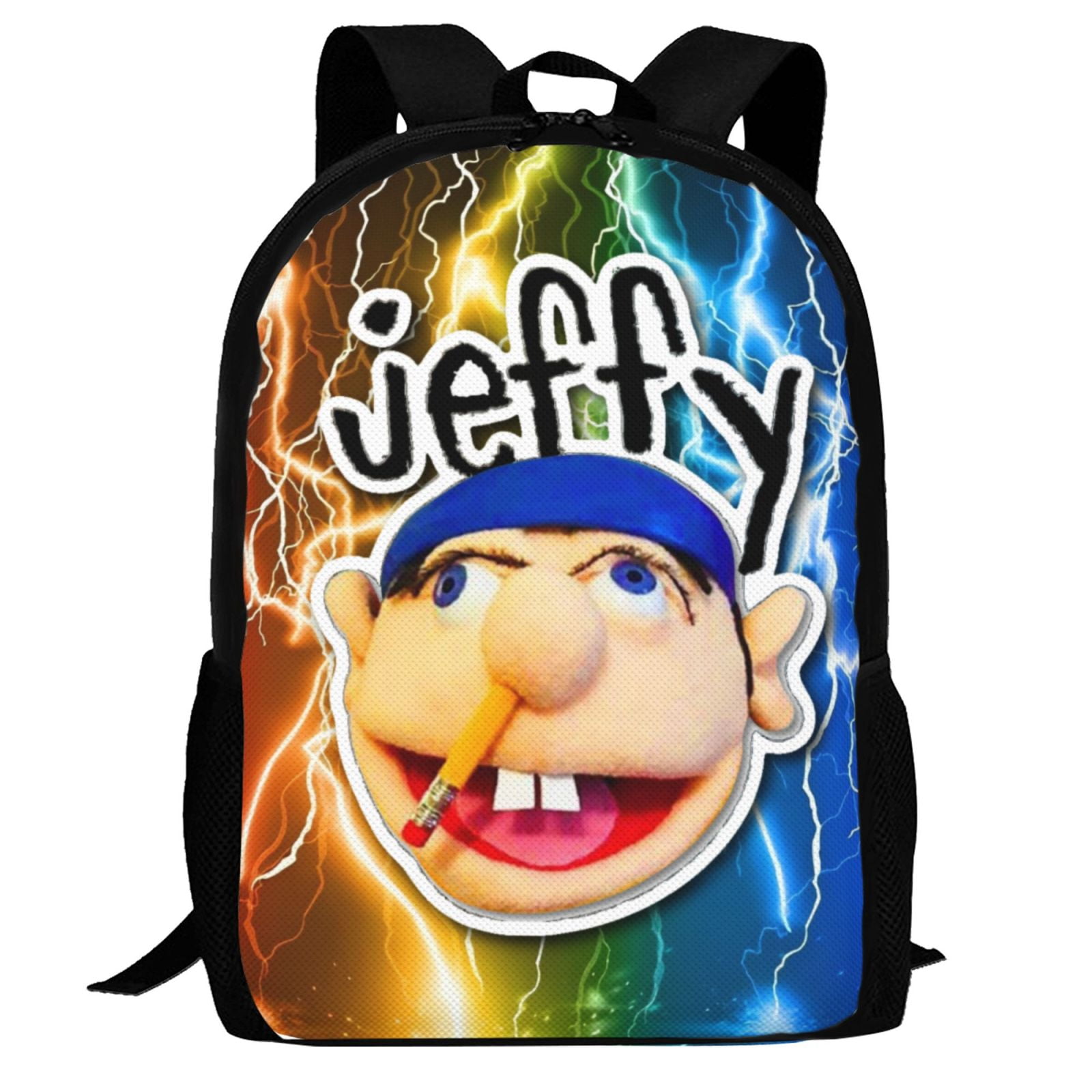 SML Jeffy Backpack,3d Print Laptop Backpack Lightweight Casual Daypack ...