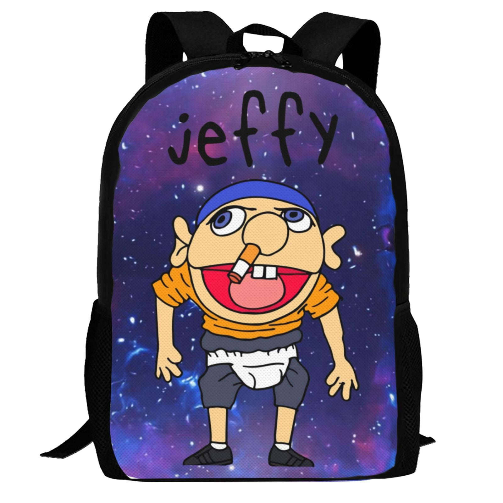 SML Jeffy Backpack,3d Print Laptop Backpack Lightweight Casual Daypack ...