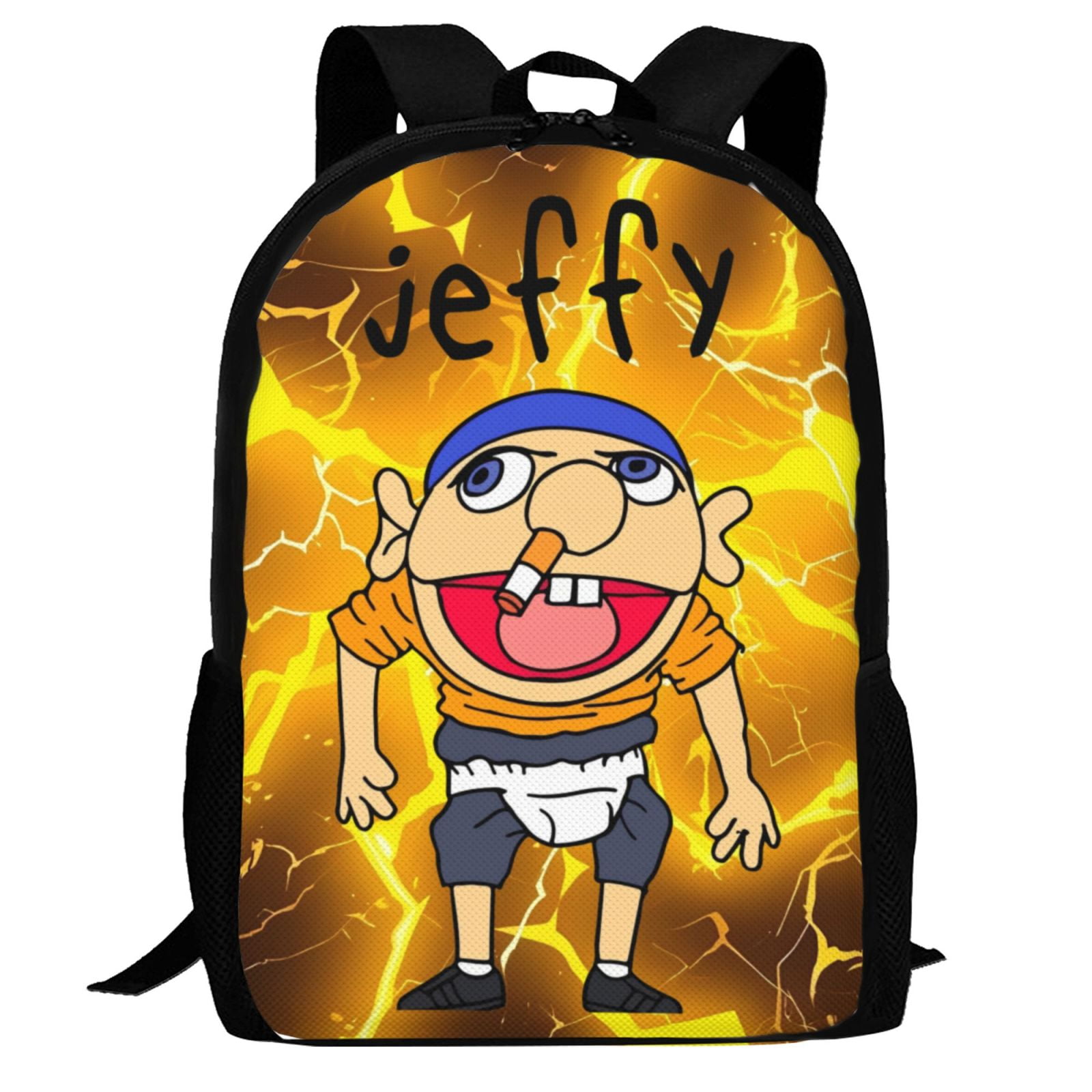 SML Jeffy Backpack,3d Print Laptop Backpack Lightweight Casual Daypack ...
