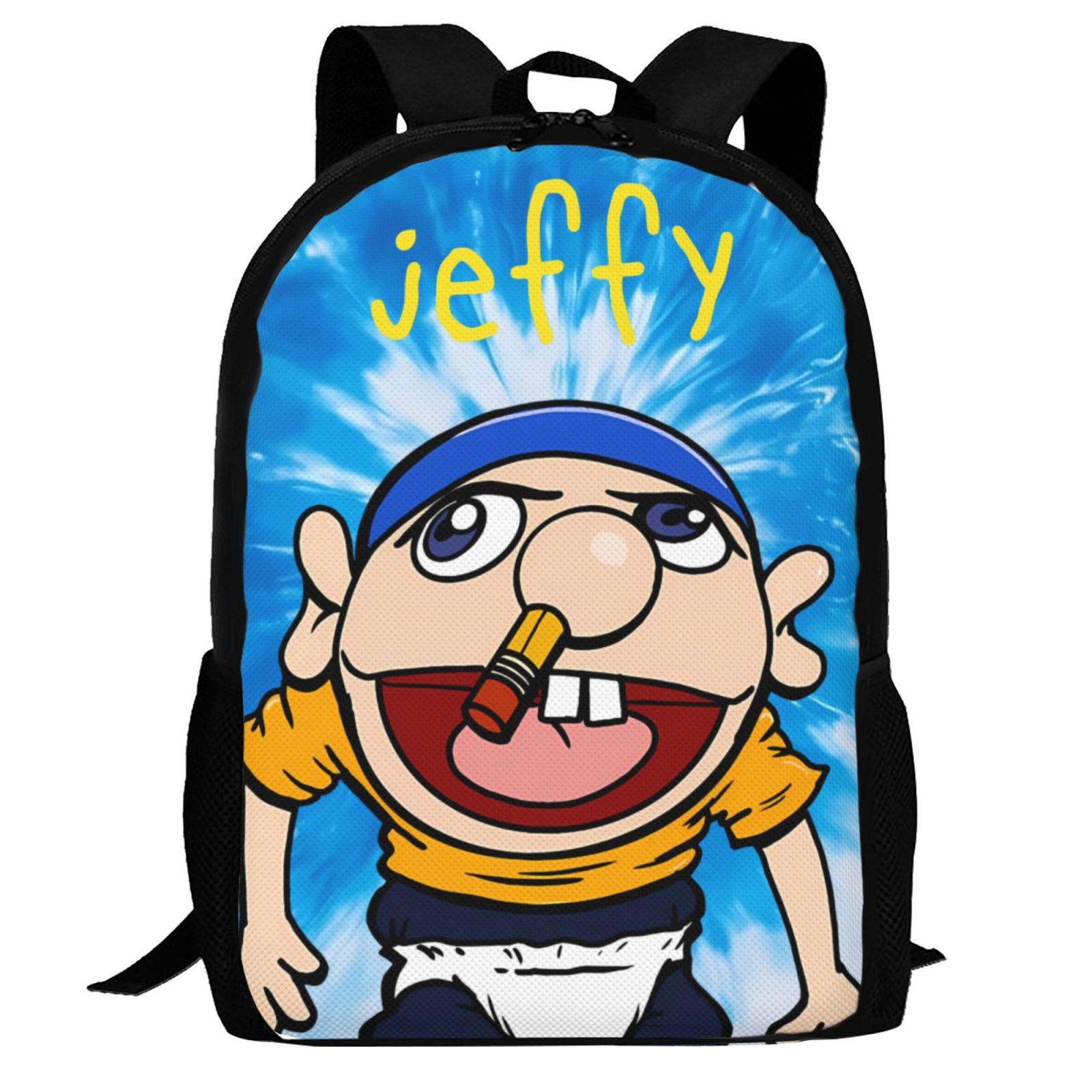 SML Jeffy Backpack,3d Print Laptop Backpack Lightweight Casual Daypack ...