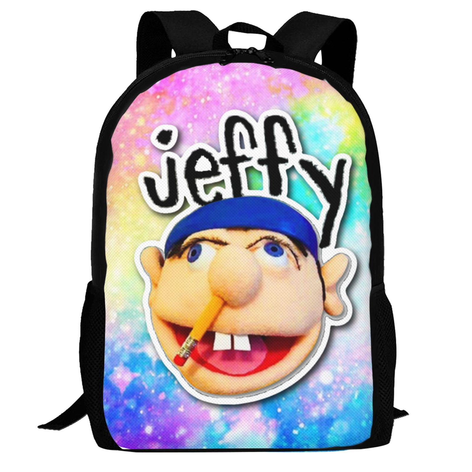 SML Jeffy Backpack,3d Print Laptop Backpack Lightweight Casual Daypack ...