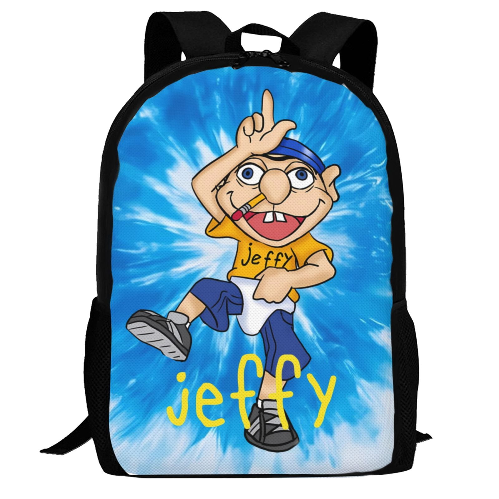 SML Jeffy Backpack,3d Print Laptop Backpack Lightweight Casual Daypack ...