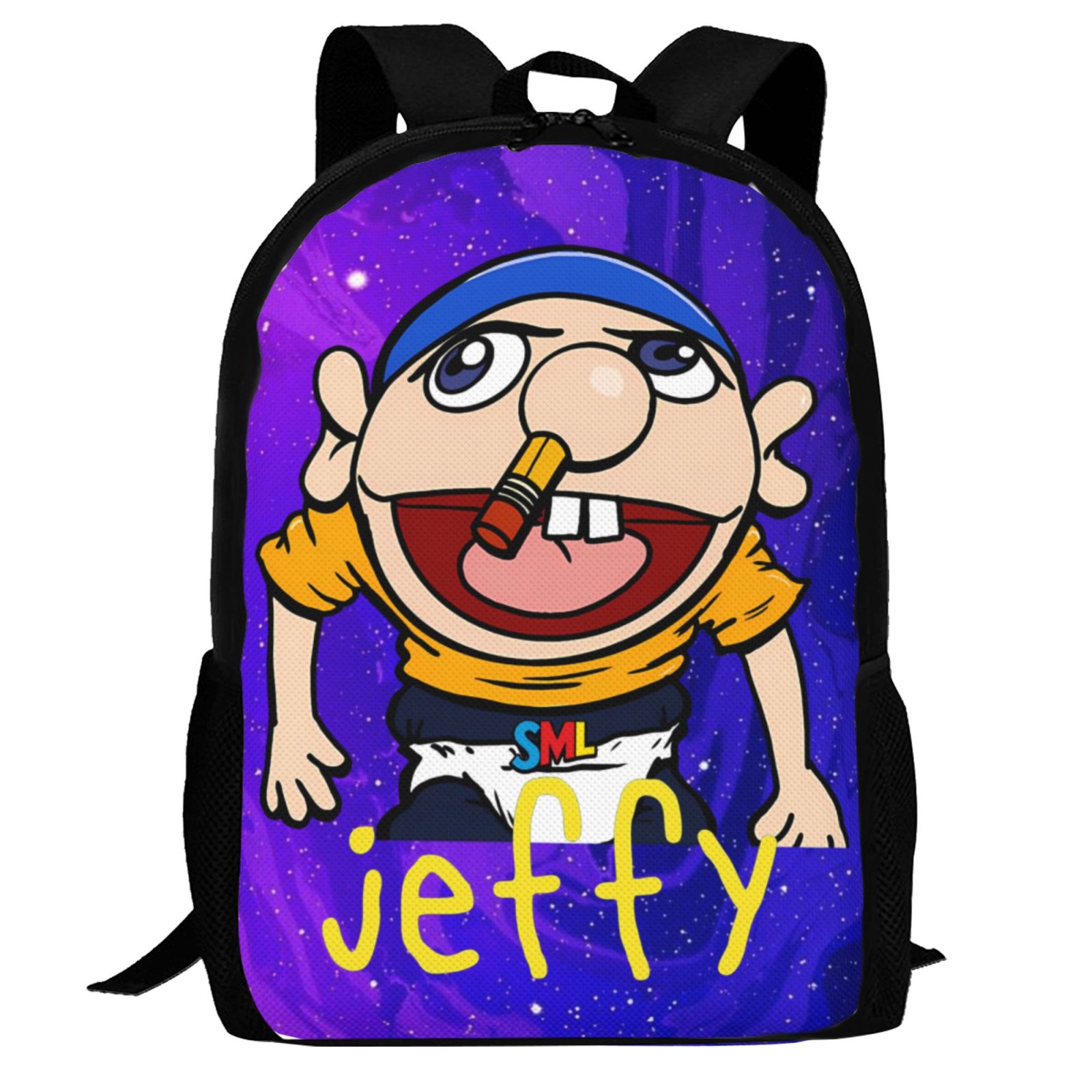 SML Jeffy Backpack,3d Print Laptop Backpack Lightweight Casual Daypack ...