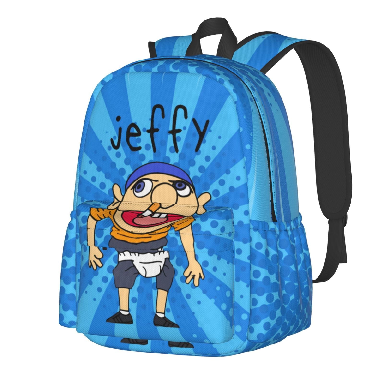 SML Jeffy Backpack Daypack Shoulders Travel Bag Unisex Large Capacity ...