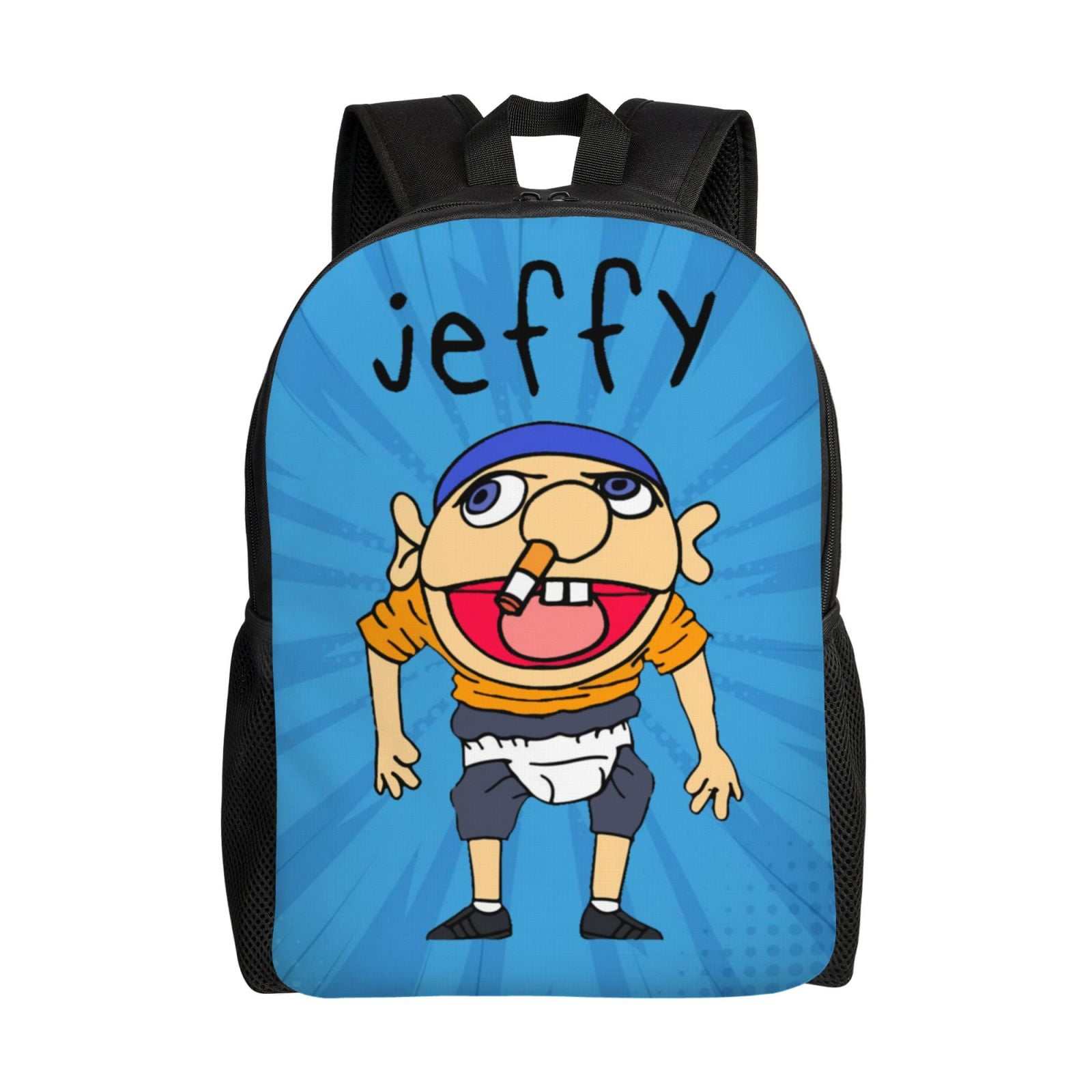 SML Jeffy Backpack Laptop School Bag Student Satchel Lightweight Basic ...