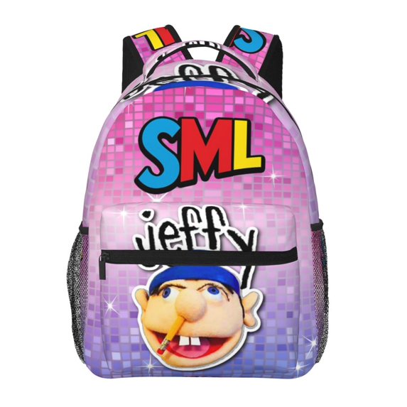 SML Jeffy Backpack Lightweight Bookbag Casual Daypack For Women Men ...