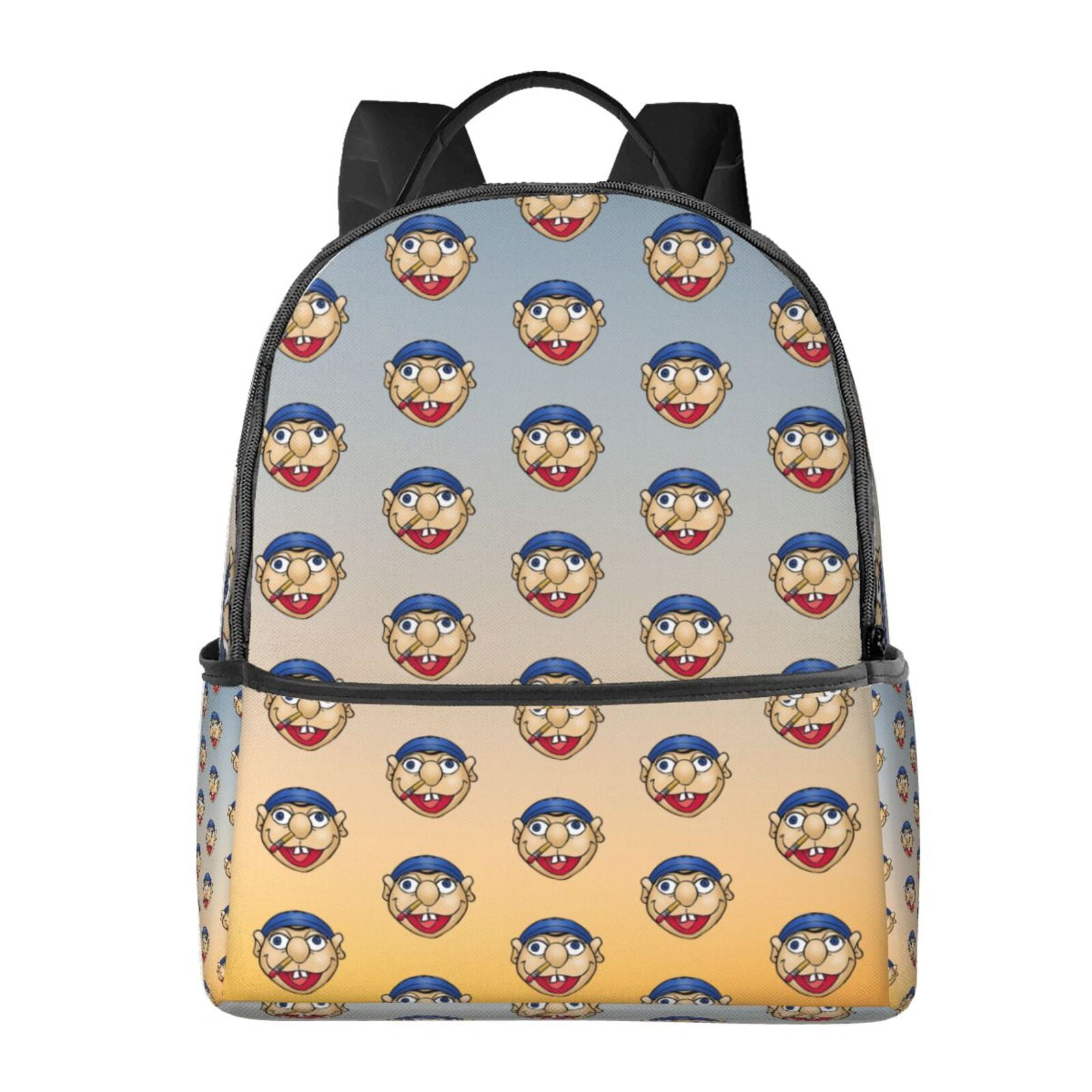 SML Jeffy Backpack School Bag Bookbag Satchel Large Capacity Laptop ...