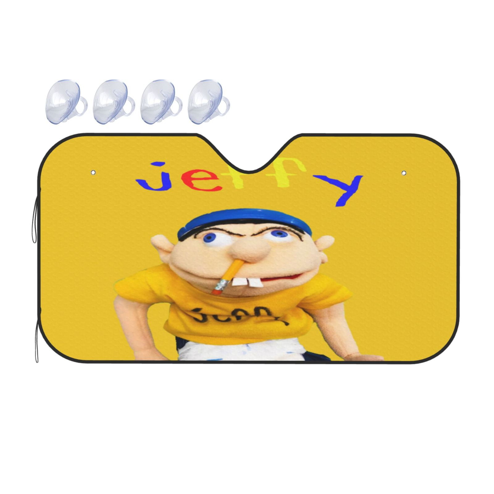 SML Jeffy Car Sunshade Front Windshield Sun Shades Foldable Car ...