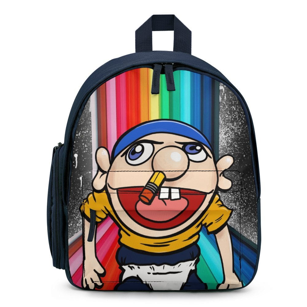 SML Jeffy Cartoon Adjustable Daypack Backpack Lightweight Satchel ...