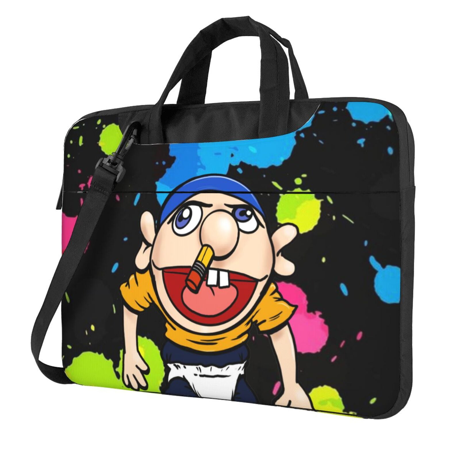 SML Jeffy Cartoon Laptop Bag Portable Shoulder Laptop Case Sleeve ...