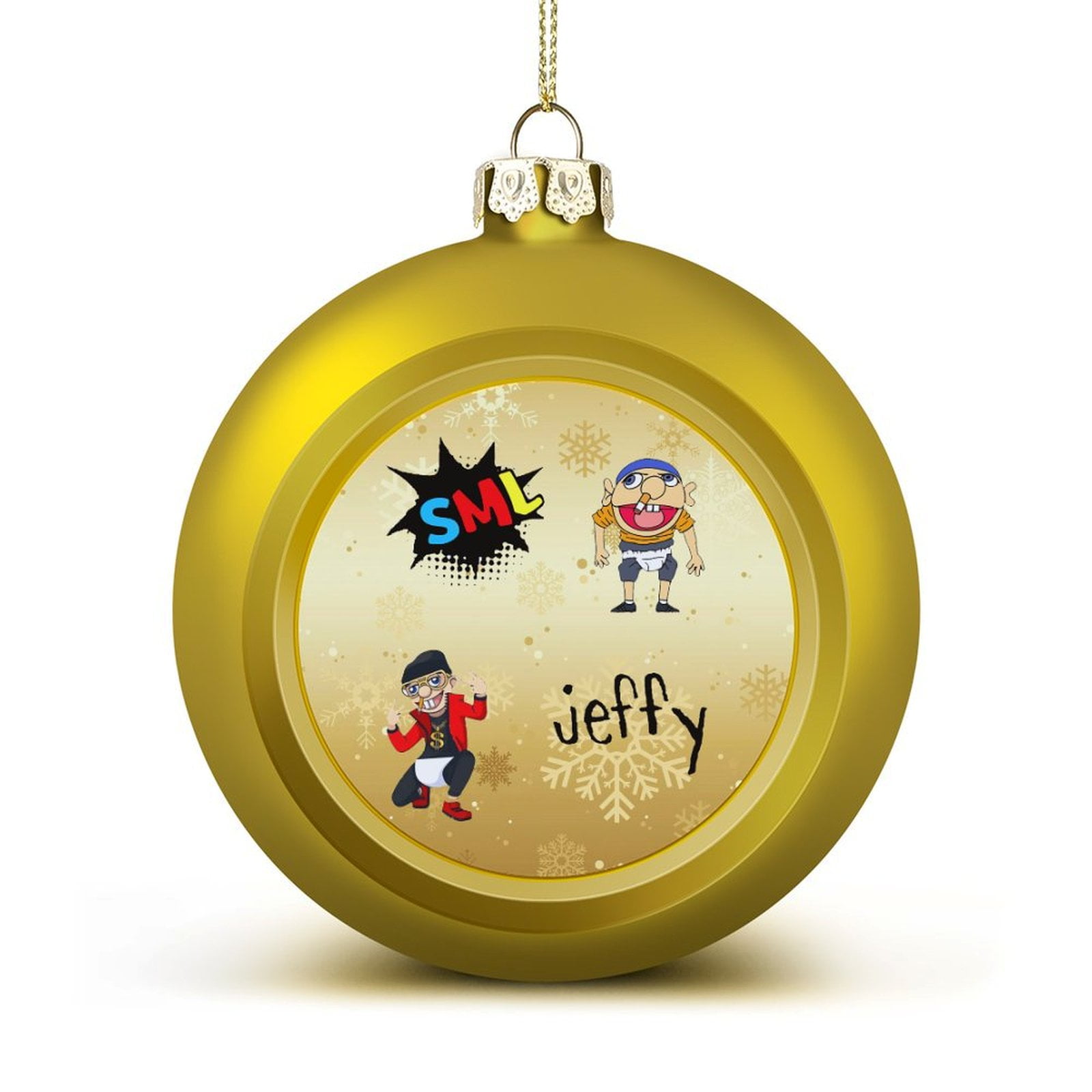 SML Jeffy Christmas Balls Decor Sparkling Christmas Tree Hanging ...