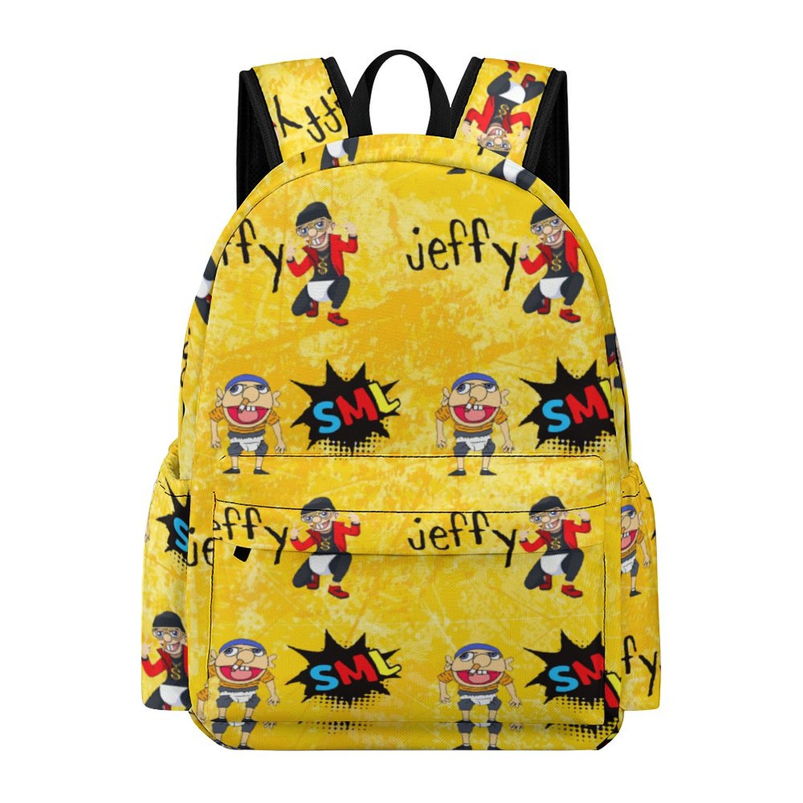 SML Jeffy Laptop Backpack Schoolbag Adjustable Daypack Student Bookbag ...