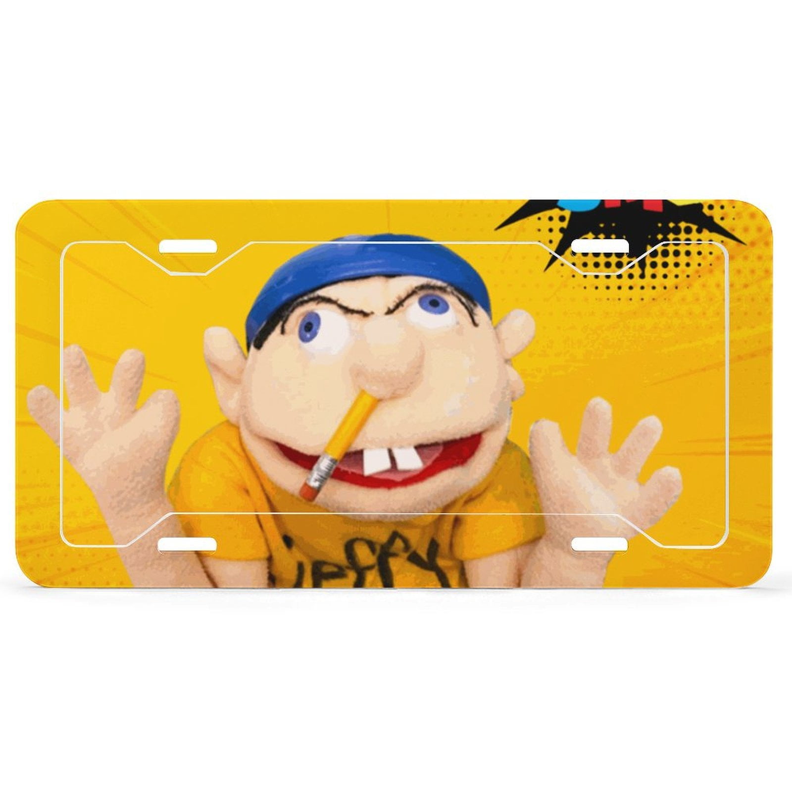 SML Jeffy License Plate Covers Frames Aluminum Auto Truck Car Tag Frame ...